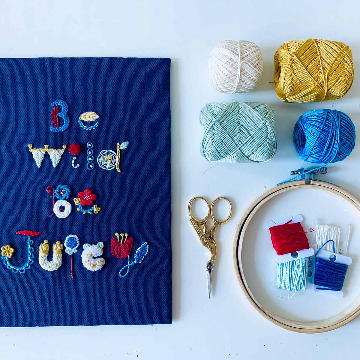 My project in Introduction to Raised Embroidery course | Domestika