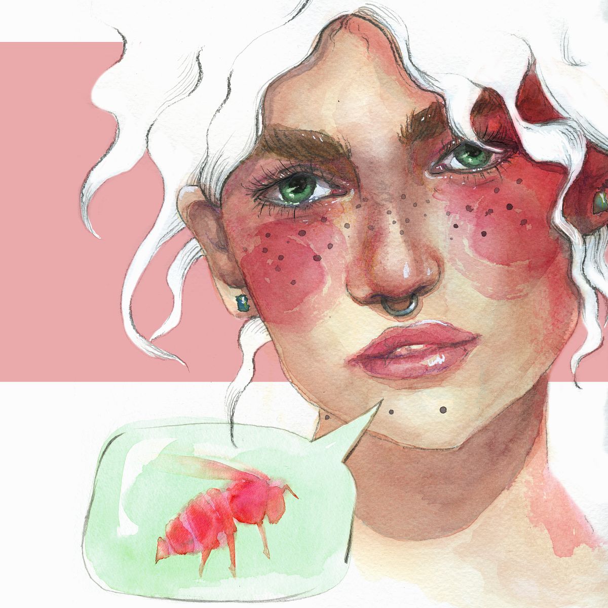 Watercolor Portrait by Lynell Ingram | Domestika