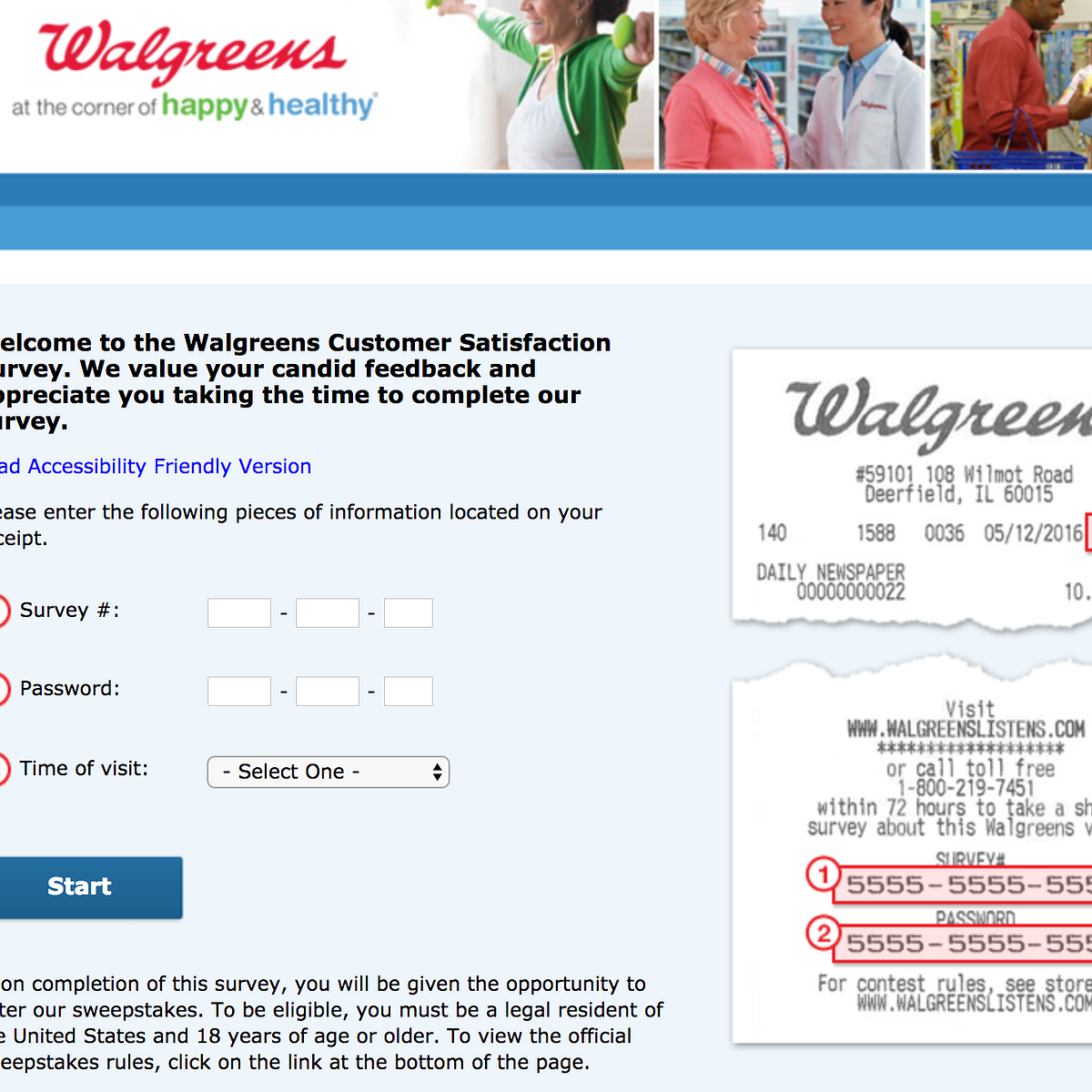 Walgreenslistens Survey | Domestika