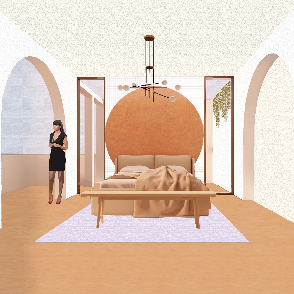 My project in Architectural Visualization Using Digital Collage course ...