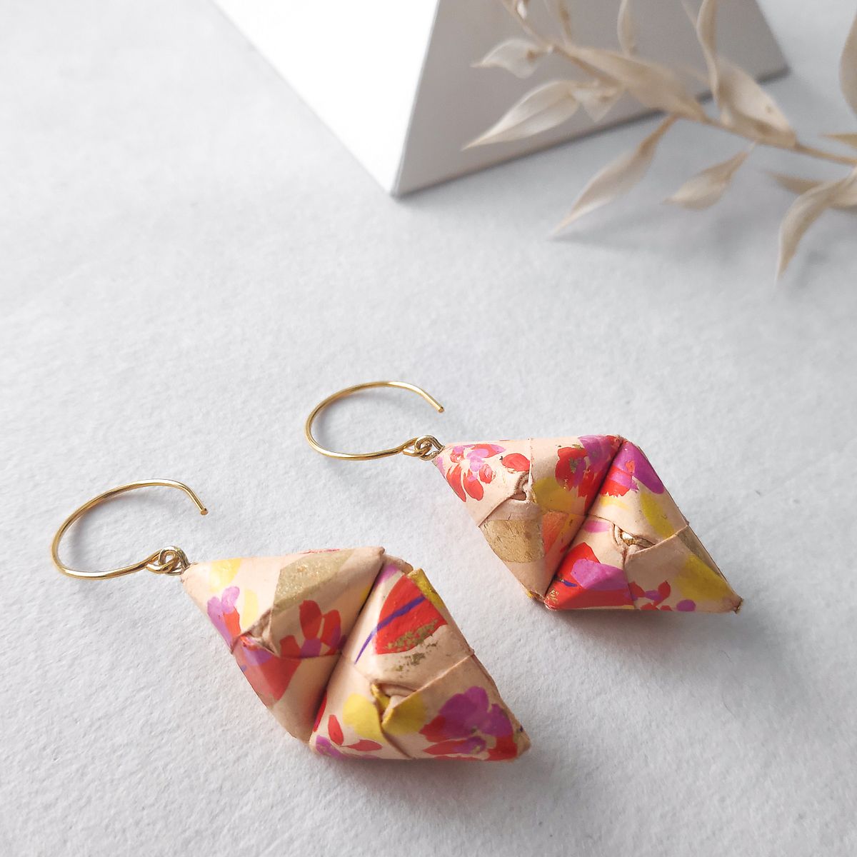 Final projects for the course "Paper Jewelry-Making with Origami ...