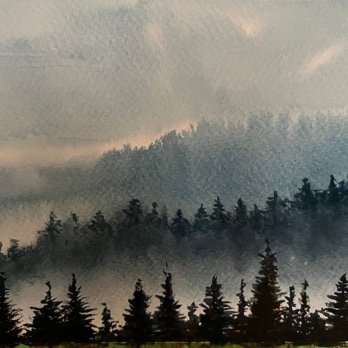 My project for course: Atmospheric Landscapes in Watercolor | Domestika