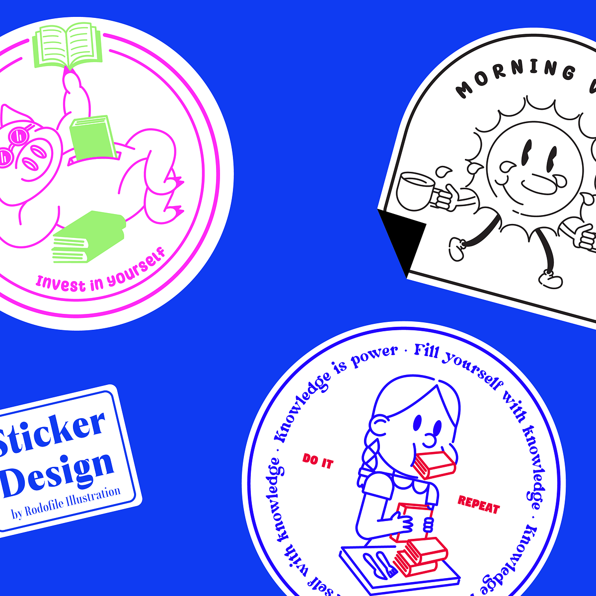 Stickers Design | Domestika