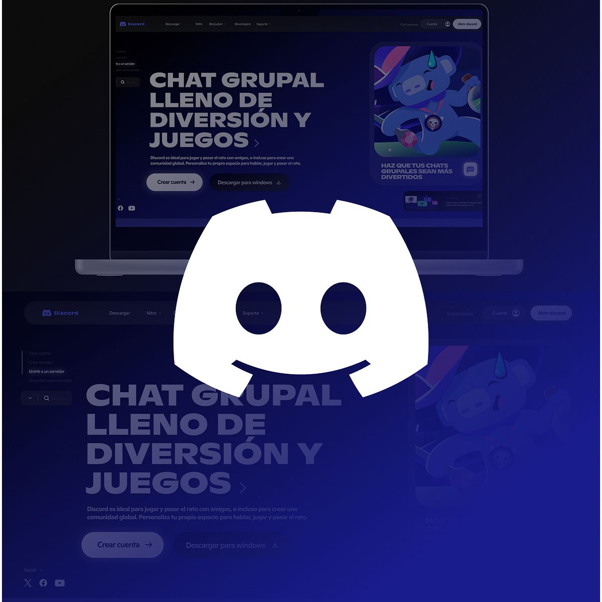 Discord Landing Page | Domestika