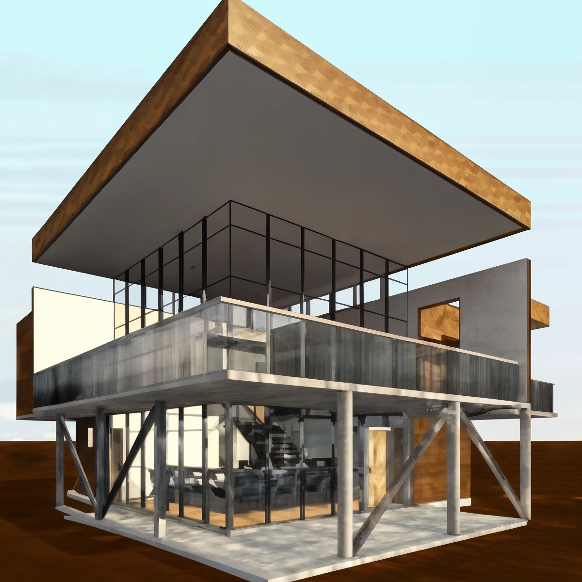 Casa DOM x Revit 01 Mate D&C | Domestika