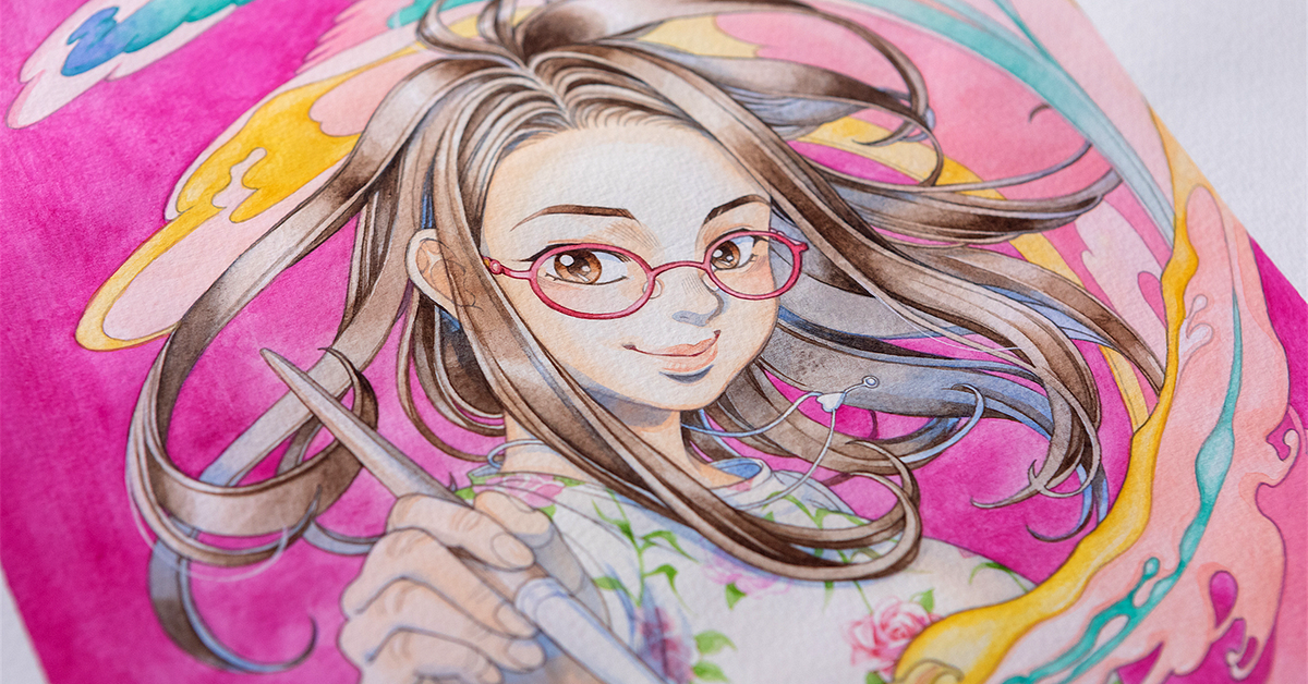 Curso online - Retratos de estilo manga en acuarela (Andrea Jen ...
