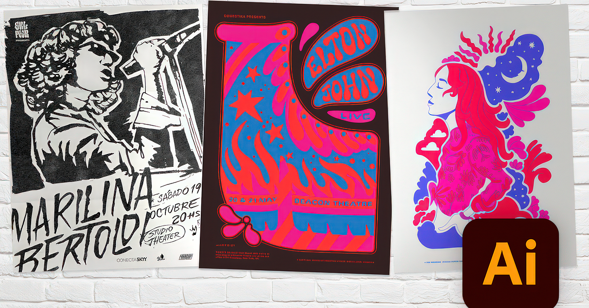 Online Course - Creative Poster Design for Events (Marte) | Domestika