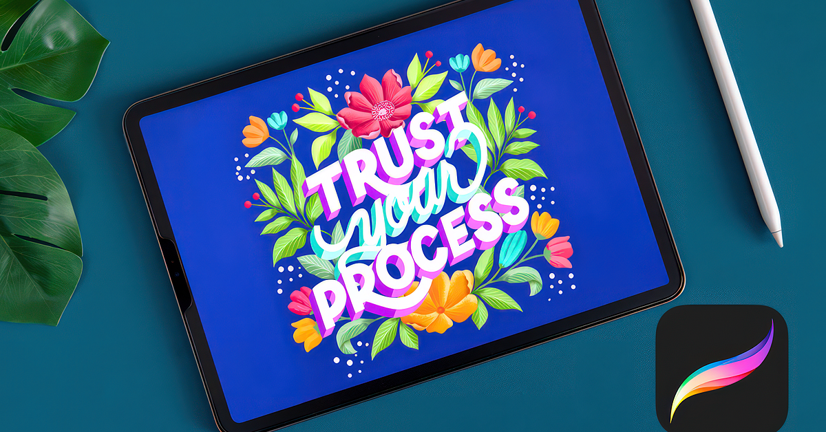 Onlinekurs - Digitales Lettering: Kombiniere Blumen und Schrift in ...