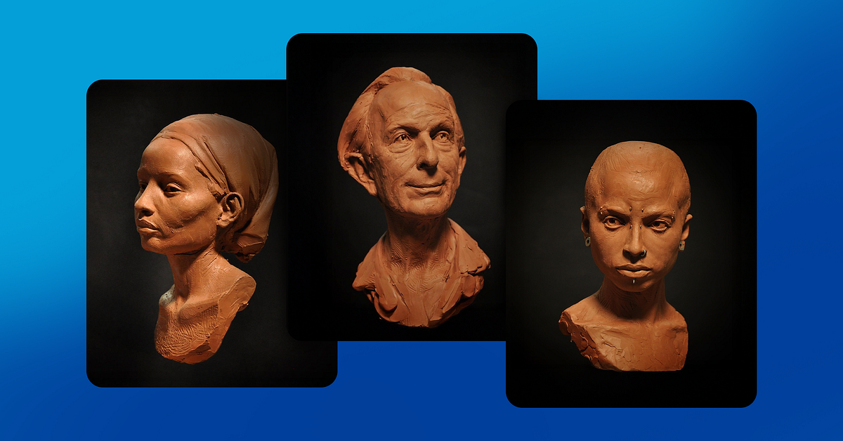 Online Course - Sculpting Realistic Clay Portrait Busts: Techniques and ...