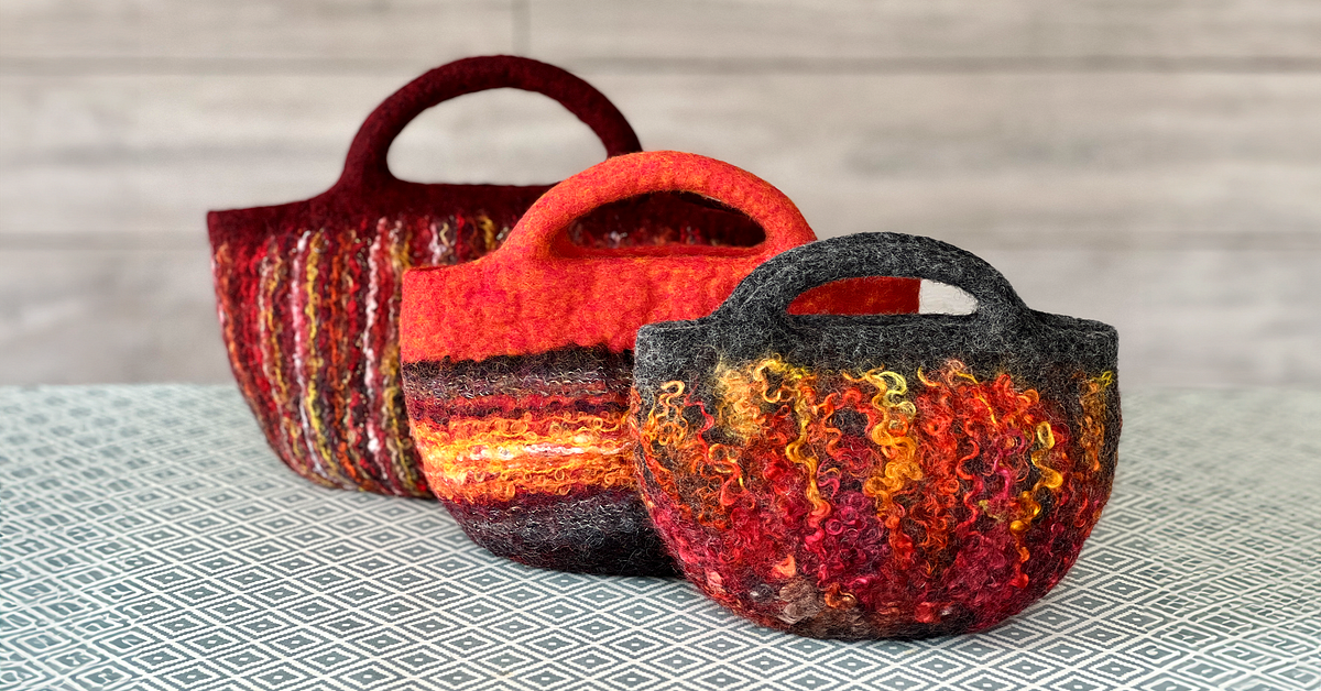 Online Course - Creating Bespoke Wet Felted Bags Using Advanced ...