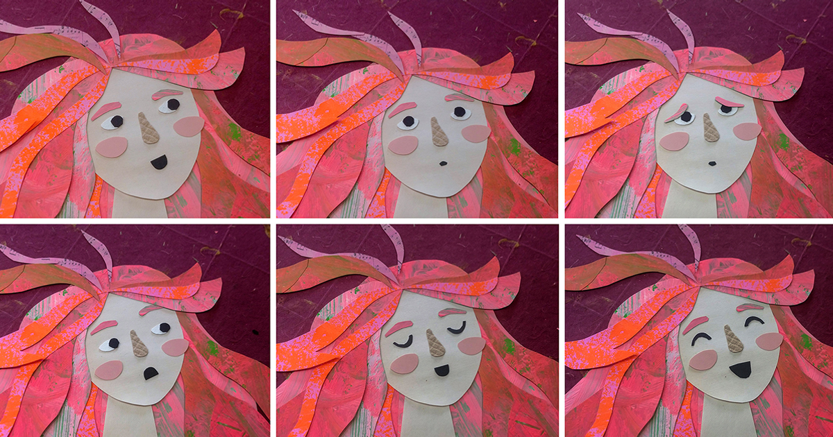 10 Steps to Make a Self-Portrait Collage | Domestika