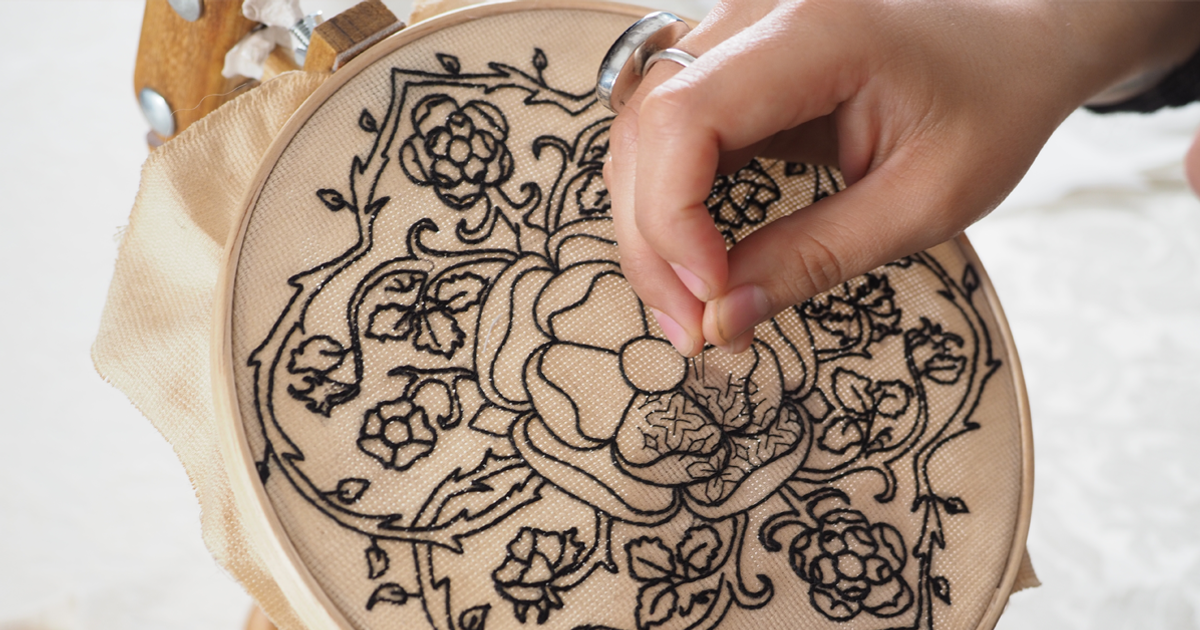 What is Blackwork Embroidery? | Domestika