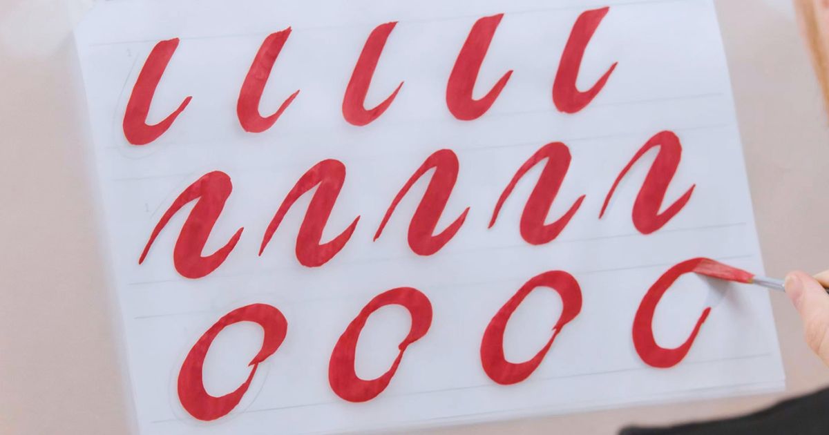 Tutorial Lettering: principios básicos para empezar con un pincel ...