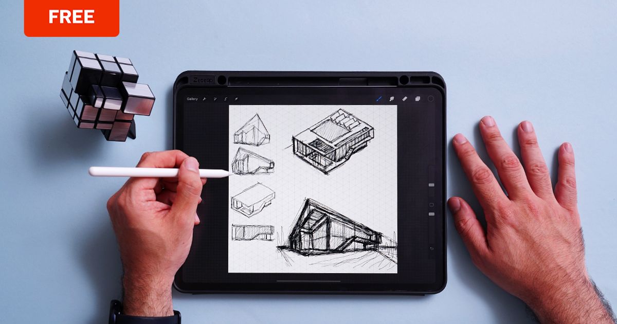 Free Examples for the Different Types of Perspective Drawing | Domestika