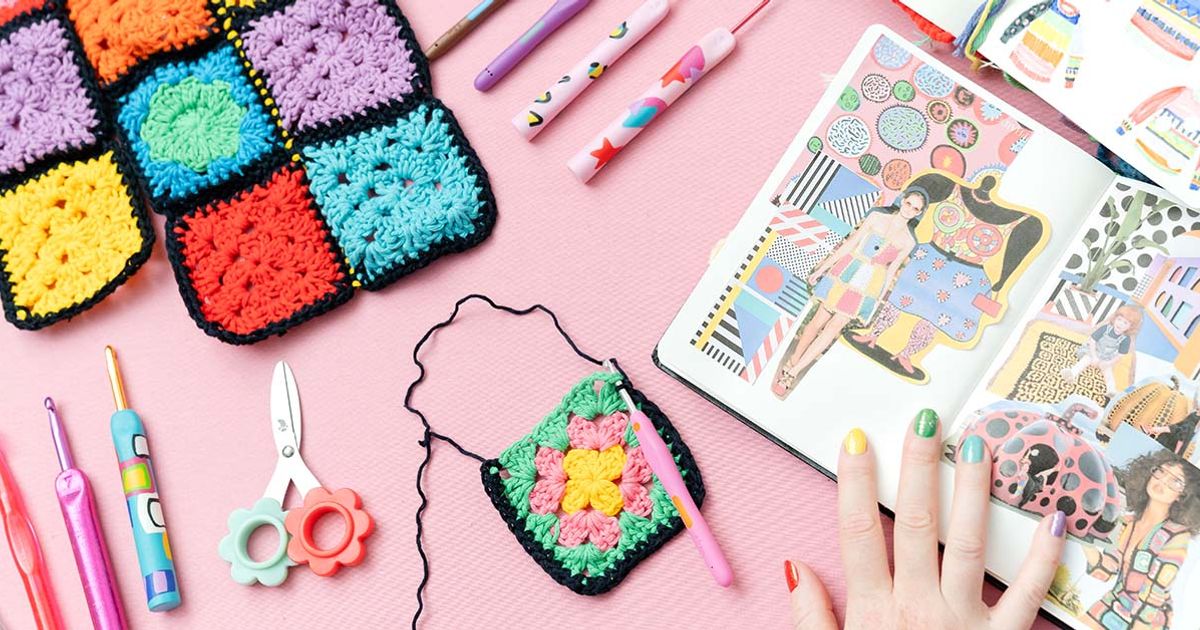 Materiales básicos para tejer tu primer crochet Granny Square | Domestika