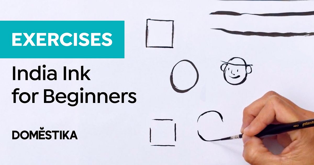3 India Ink Exercises for Beginners | Domestika