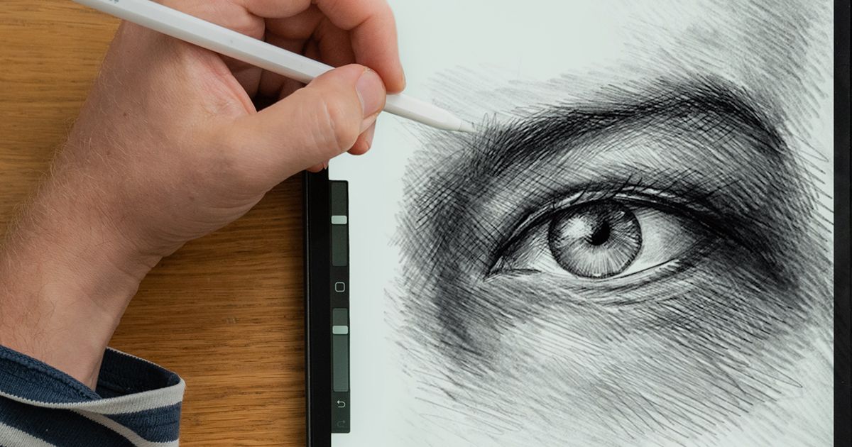 iPad Tutorial: How to Draw an Eye Using Procreate Pencils | Domestika