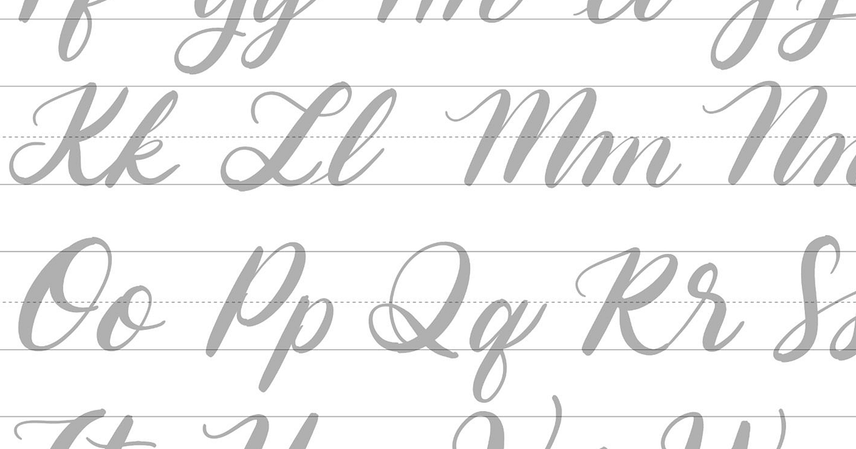 Descarga gratis: Ejercicios de lettering con el abecedario | Domestika