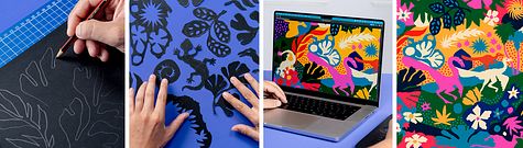 Online Course - Illustrated pattern design: Eye catching vector ...