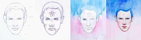 Online Course - Expressive Watercolor Portraits (Arthur Braud) | Domestika