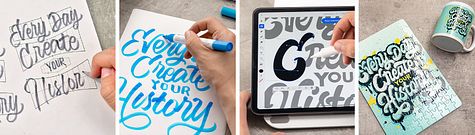 Online Course - Lettering with Illustrator for iPad (Alejandro ...