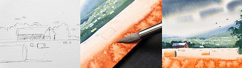 Online Course - Watercolor Landscapes: Experimental Tools and ...