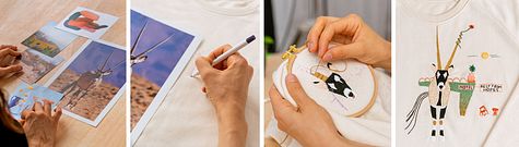 Online Course - Hand Embroidery for Clothing: Stitch a Collage Design ...