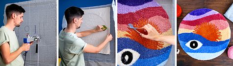 Online Course - Tufting Technique for Creating Rugs (Guillaume (Atelier ...