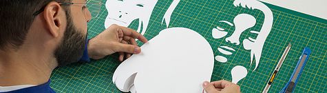 Online Course - 3D Portraits with Paper Layers (Ale Rambar) | Domestika