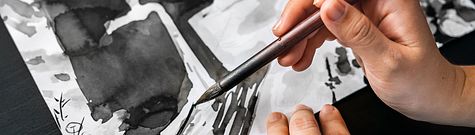 Online Course - India Ink Illustration with Japanese Influence (Mika ...