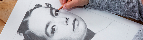 Online Course - Graphite Portraits with Digital Design (Patricia ...