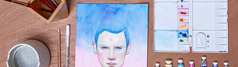 Online Course - Expressive Watercolor Portraits (Arthur Braud) | Domestika