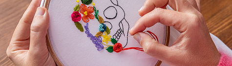 Online Course - Floral and Anatomical Embroidery for Clothes and ...