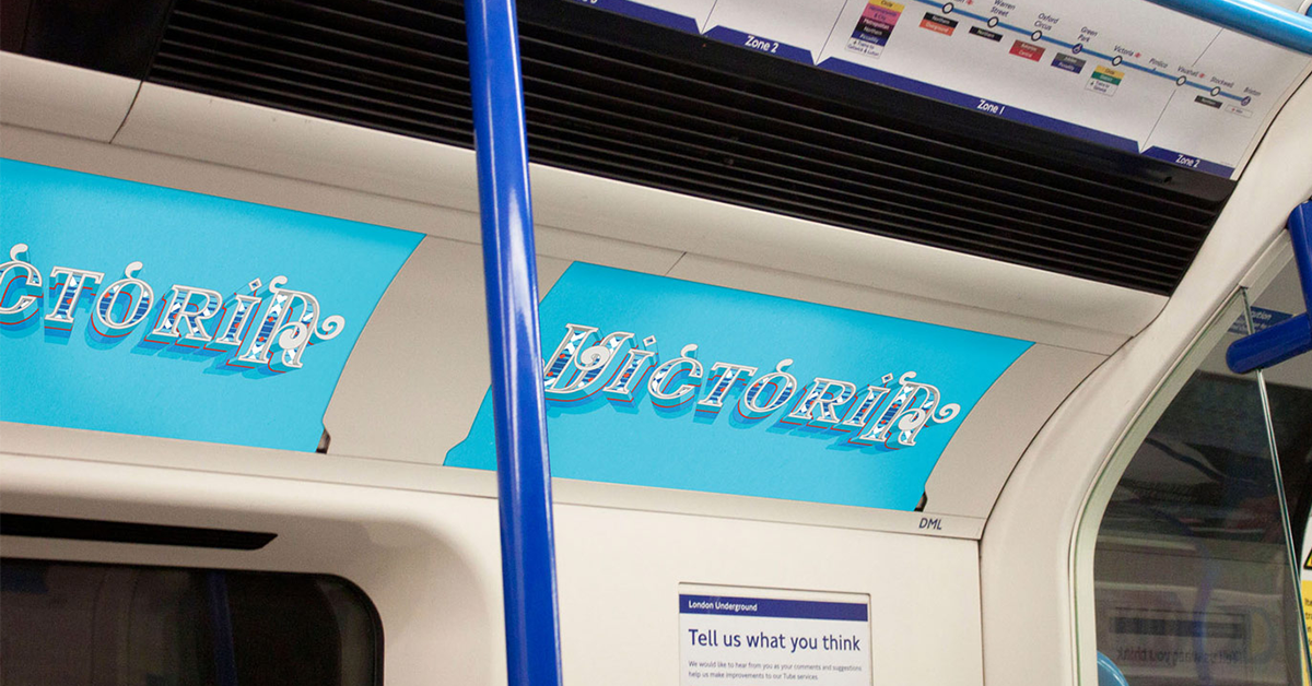 Lettering the underground, letras para el subsuelo londinense | Domestika