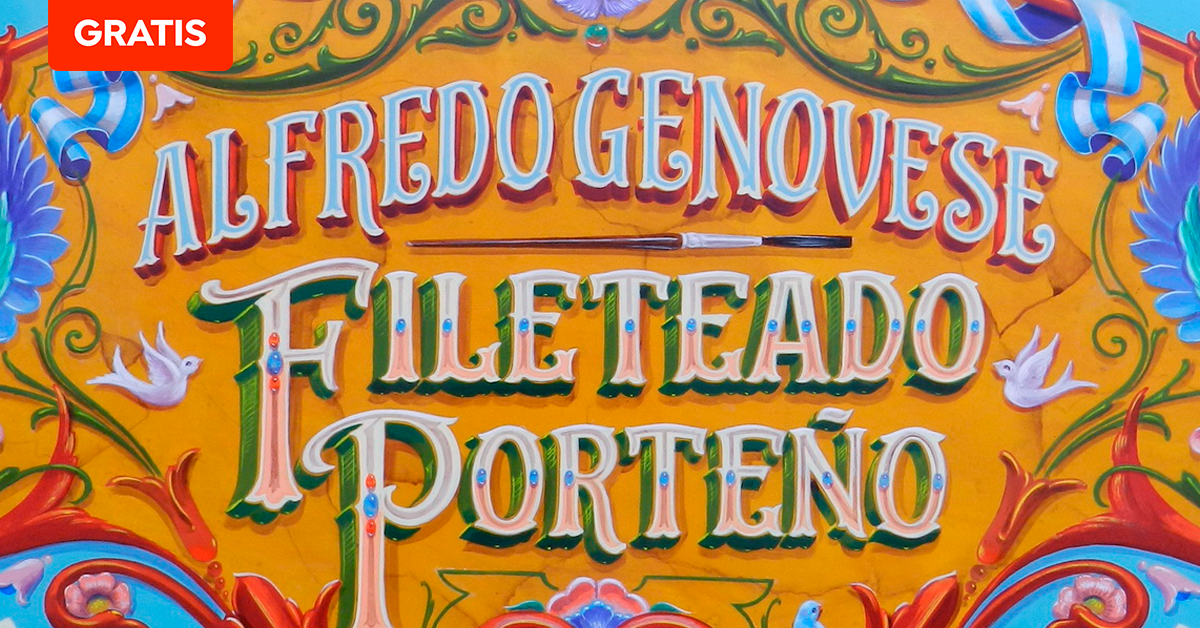 Descarga gratis una plantilla de alfabeto de fileteado porteño | Domestika