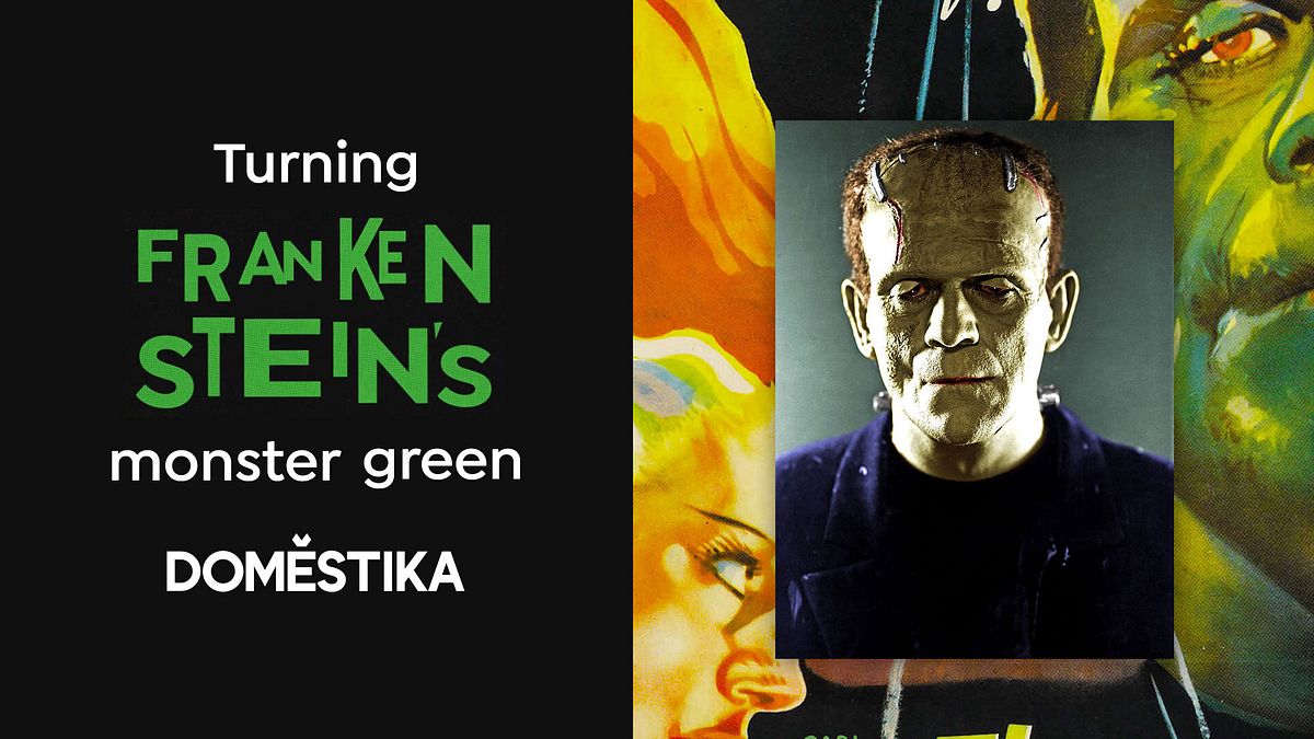 How Frankenstein’s Monster Turned Green | Domestika