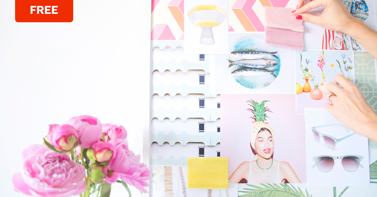 Free Download: Templates to Create Interior Design Mood Boards | Domestika