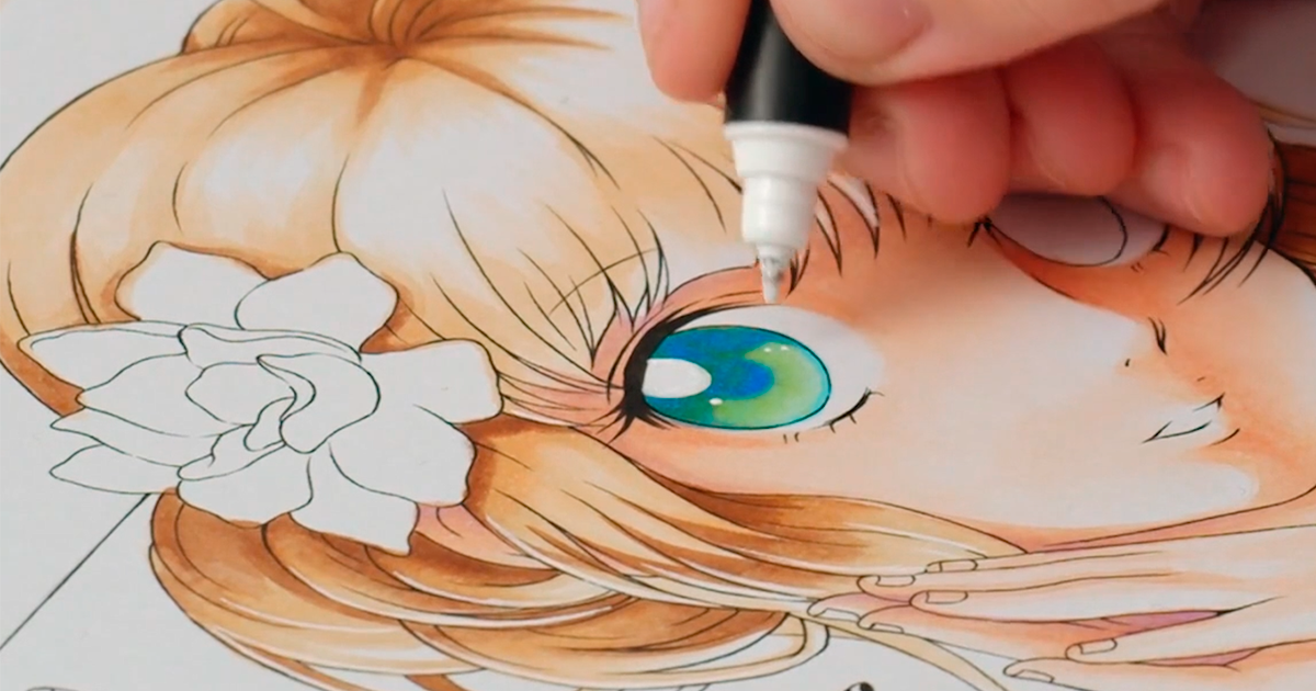 Manga Tutorial: Give Eyes Color and Sparkle | Domestika