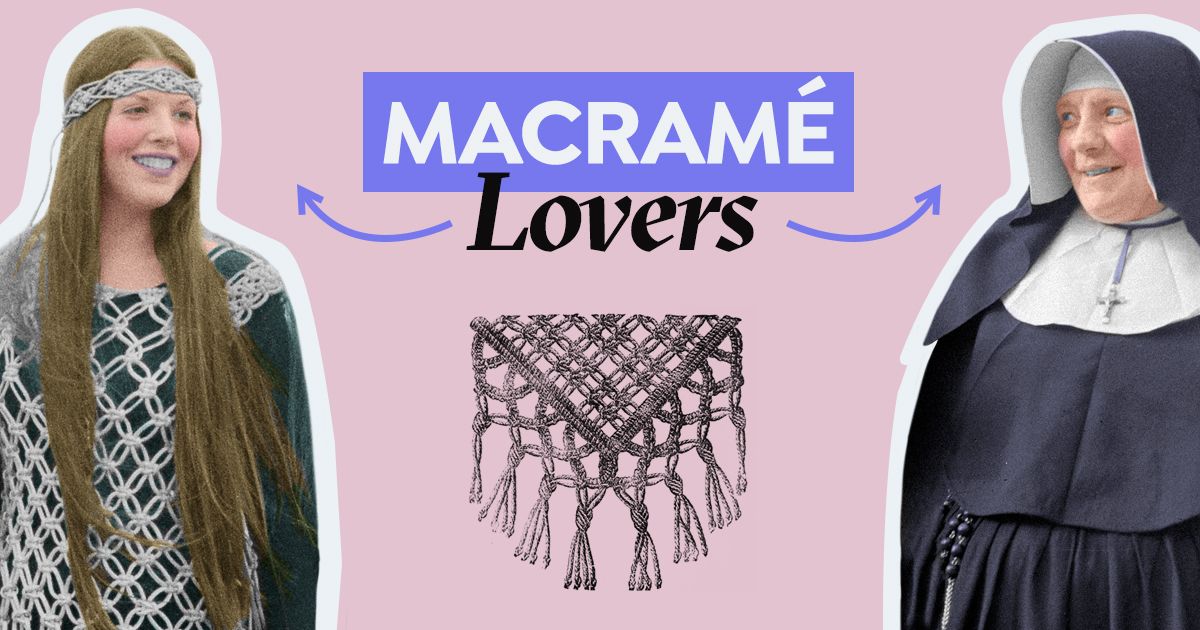 The History of Macramé: From Arabic Weavers to Coachella Fashion ...