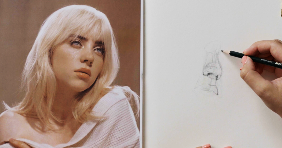 Drawing Tutorial: 3 Different Ways to Start a Portrait | Domestika