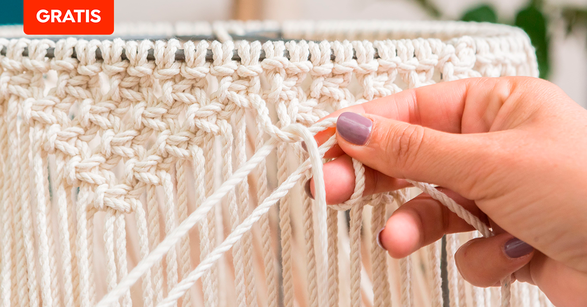 PDF gratis: guía con 7 nudos básicos de macramé | Domestika