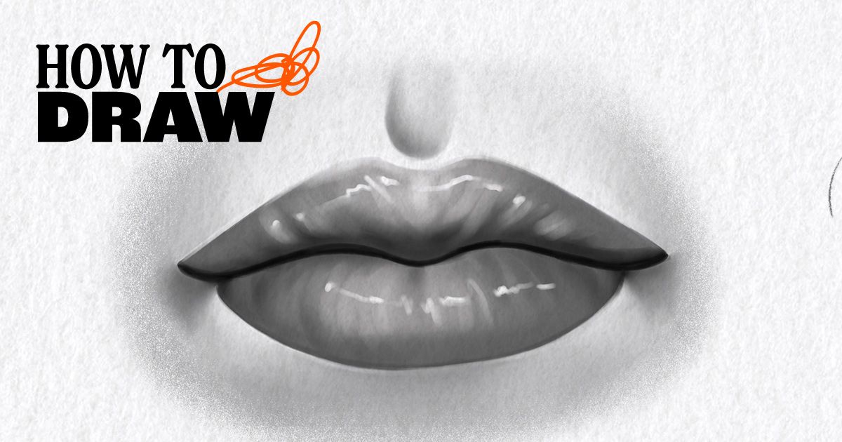 Realistic Mouth Drawing Step By Step