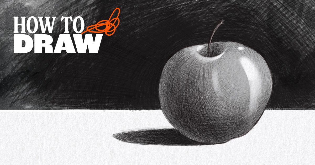 Drawing Tutorial: How to Shade an Apple (+Free Download) | Domestika