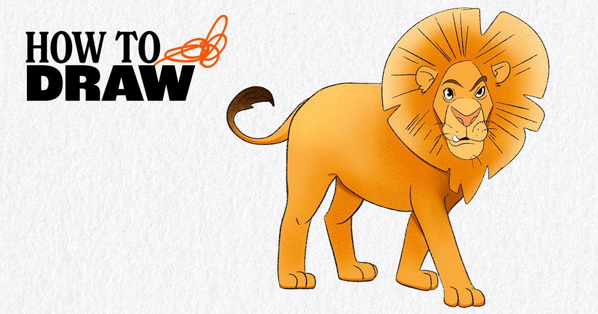 How to Draw a Lion (+Free Download!) | Domestika