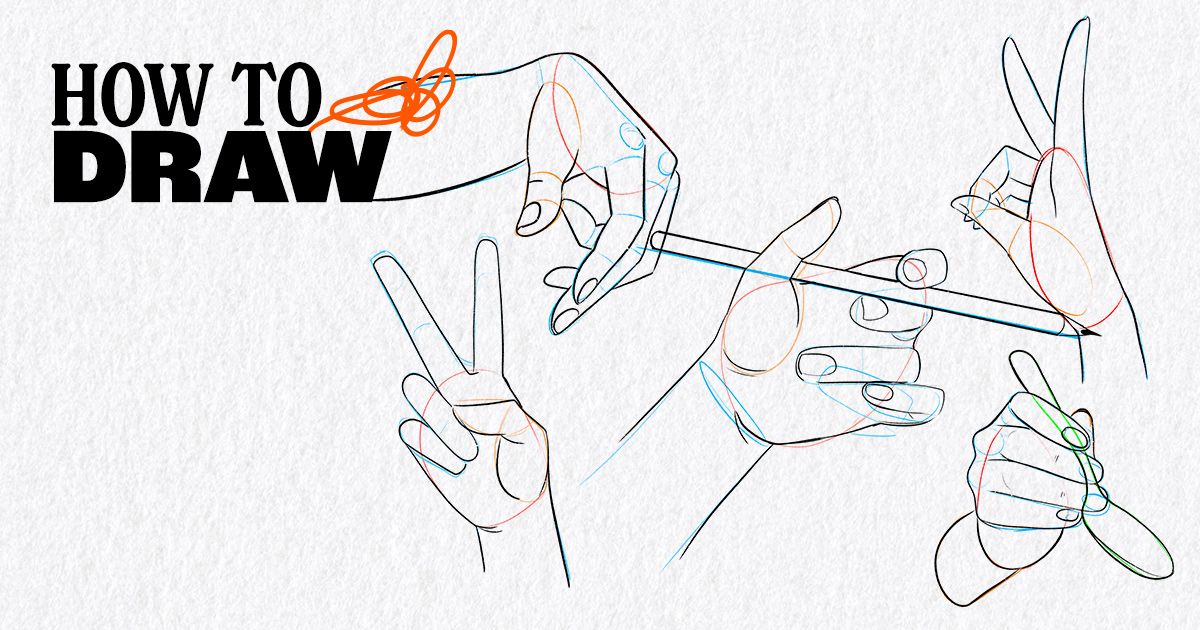 Free Tutorial: How to Draw Hand Gestures | Domestika