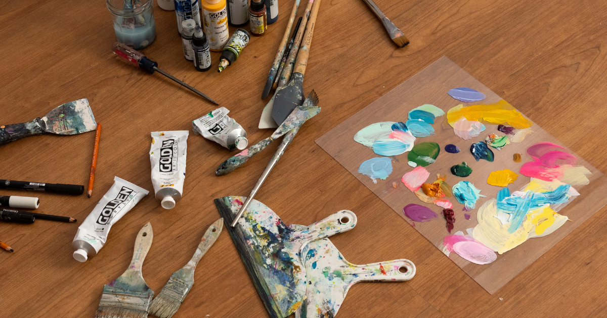 Abstract Painting Tutorial: How to Balance Composition in Abstract Art ...