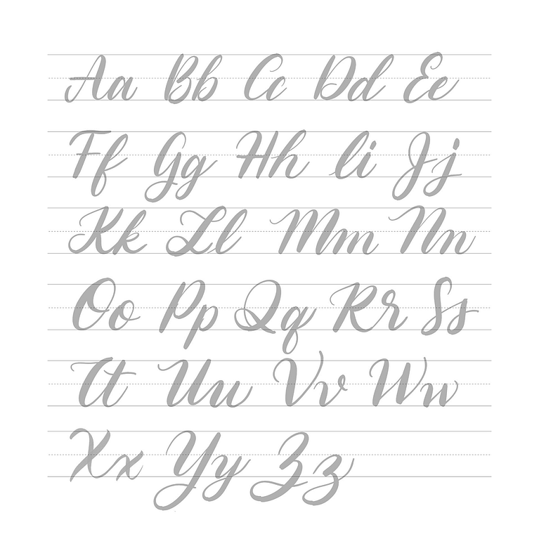 Descarga gratis: Ejercicios de lettering con el abecedario | Domestika