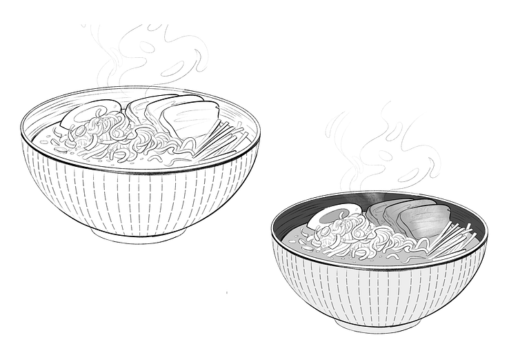 Free Tutorial: How To Draw a Ramen Bowl | Domestika