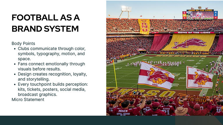 How Design Builds a Football Club | Domestika