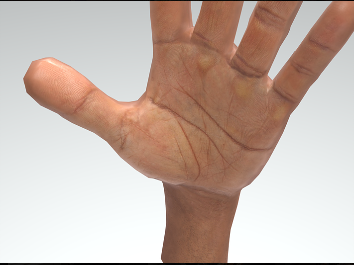 hand texture